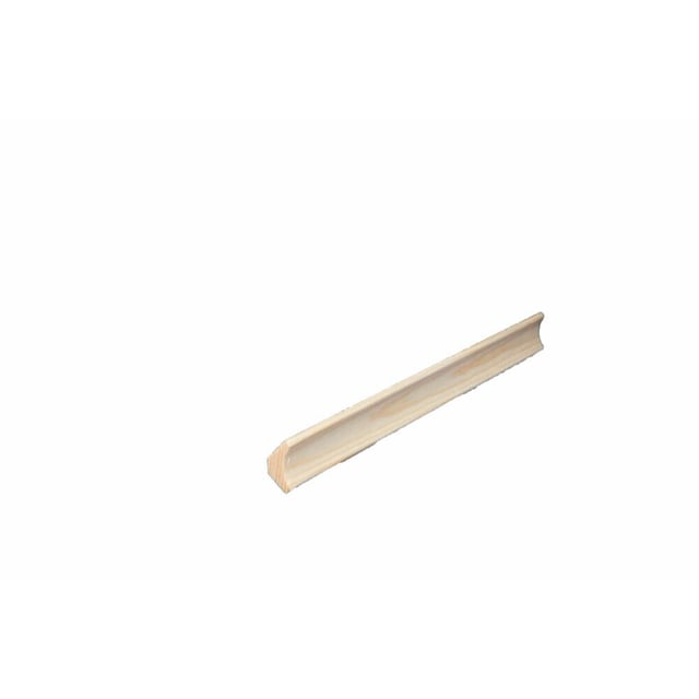 Hulkil 12x12x2400 mm, furu glatt hvitmalt | Obsbygg.no