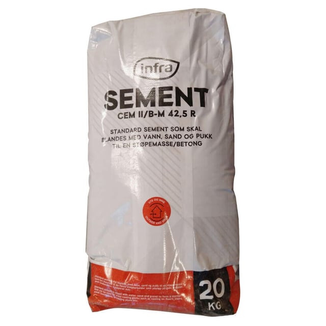 Infra 20 kg sement | Obsbygg.no