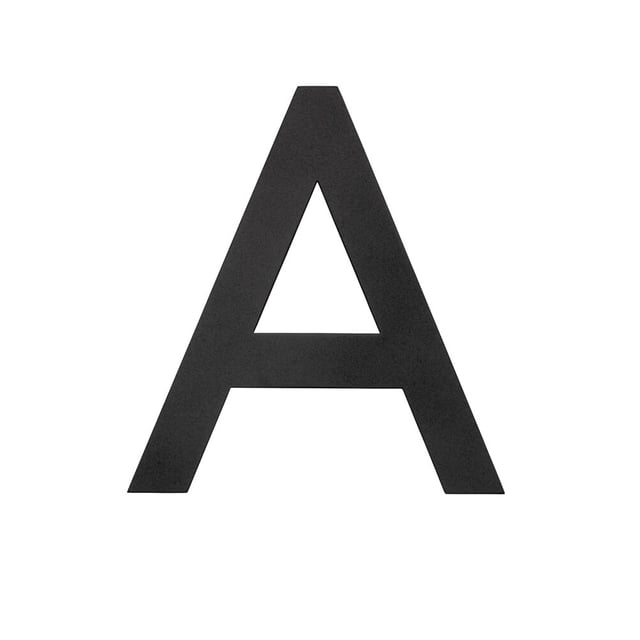 Habo Home Bokstav Sort | Obsbygg.no
