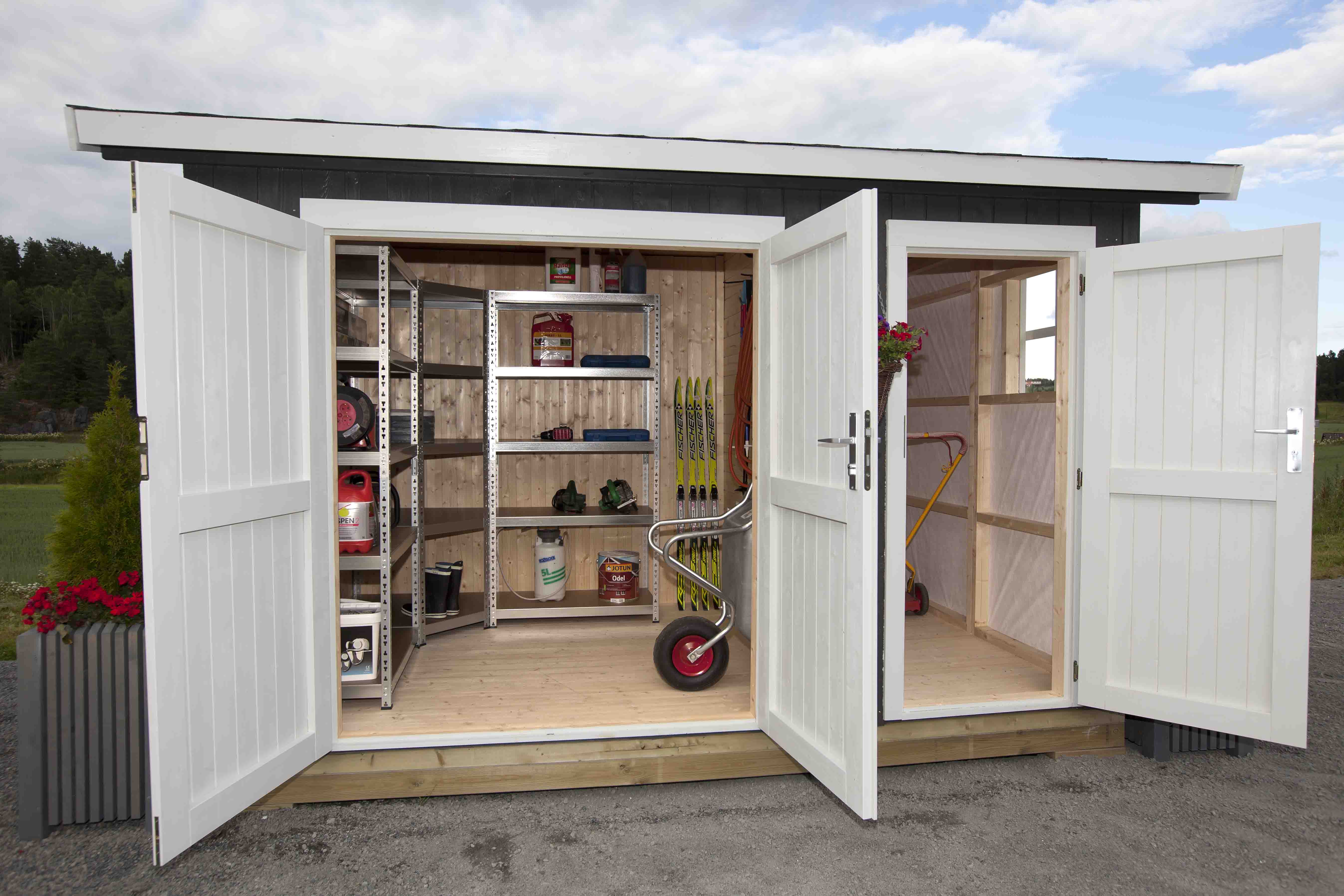 Slik bygger du en ny utebod på en helg | Obsbygg.no