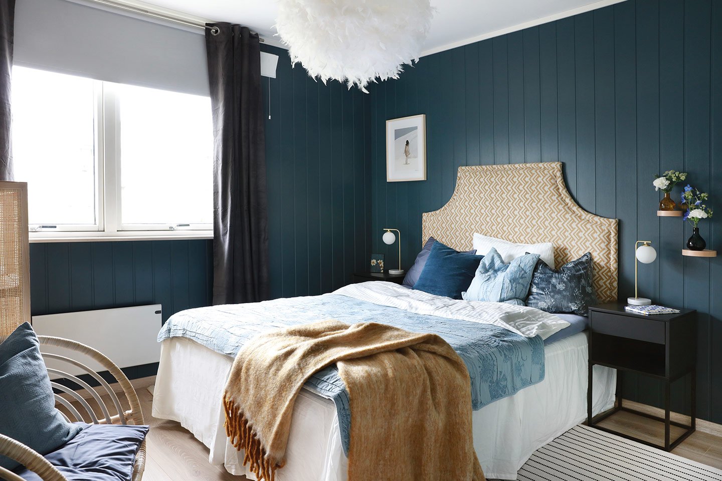 Puss opp soverommet med veggplater | Obsbygg.no