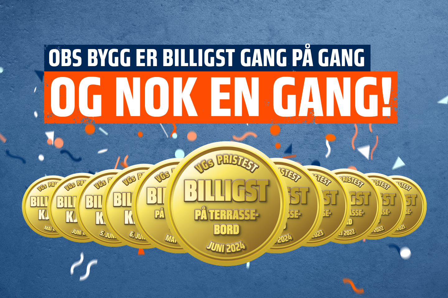 Obs BYGG billigst på terrassebord for 11. gang | Obsbygg.no