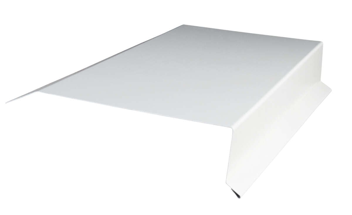 Verform vindskibeslag universal hvit 2 m | Obsbygg.no