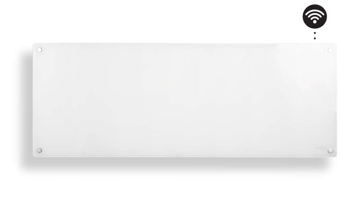 Mill Glass Gen 4 Smart WiFi 1200W panelovn | Obsbygg.no