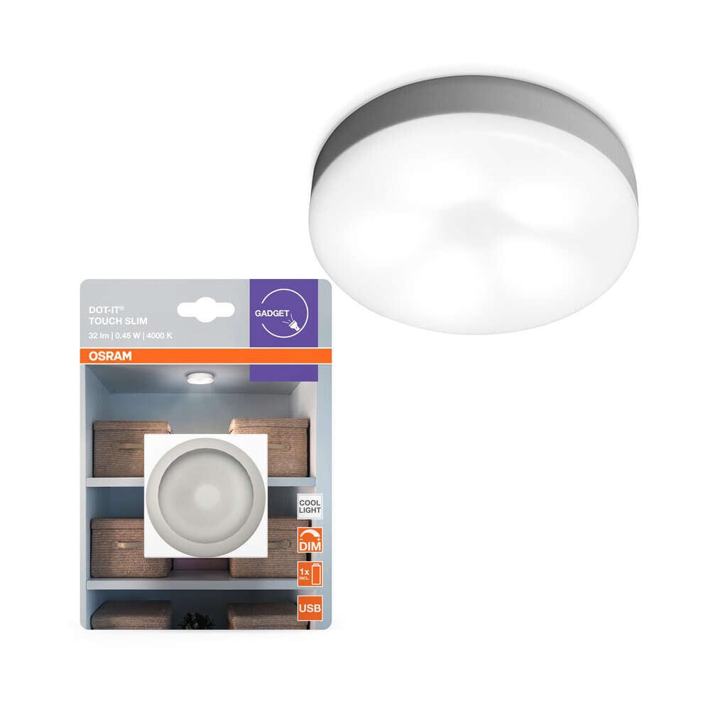 OSRAM DOT-it Touch Slim White LED-lys | Obsbygg.no