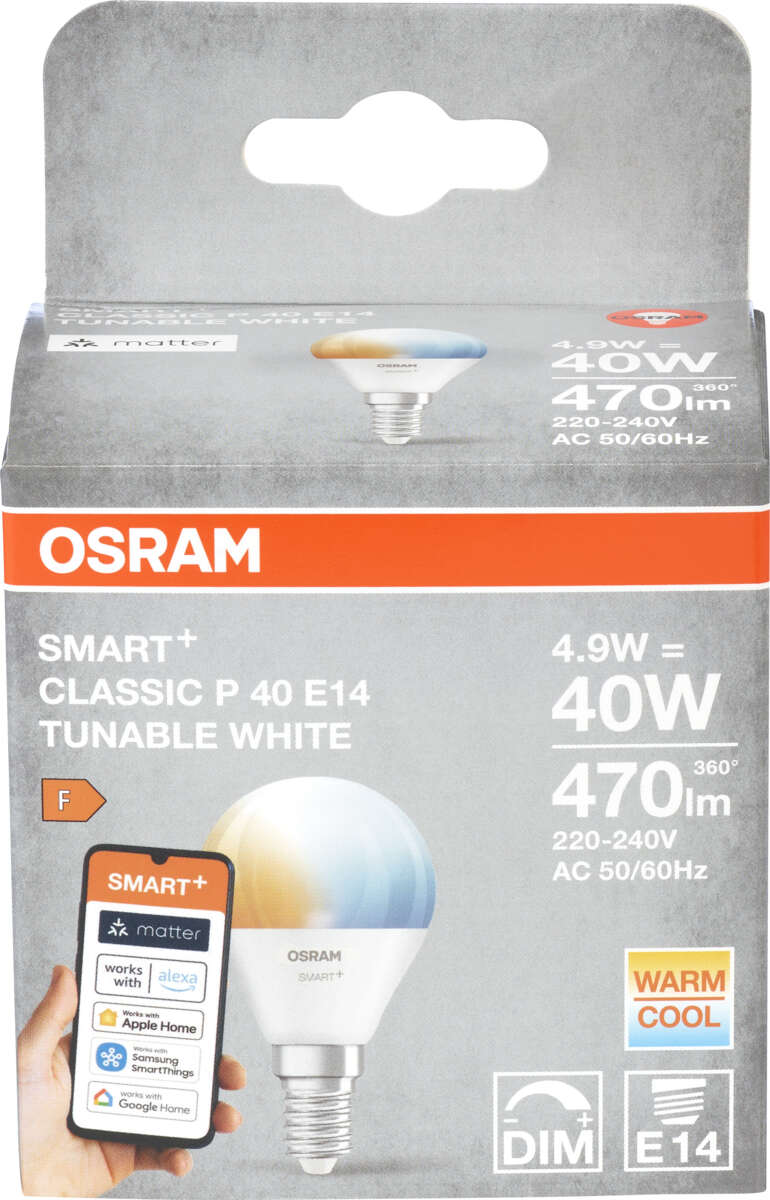 Osram Smart+ LED Classic P pære | Obsbygg.no