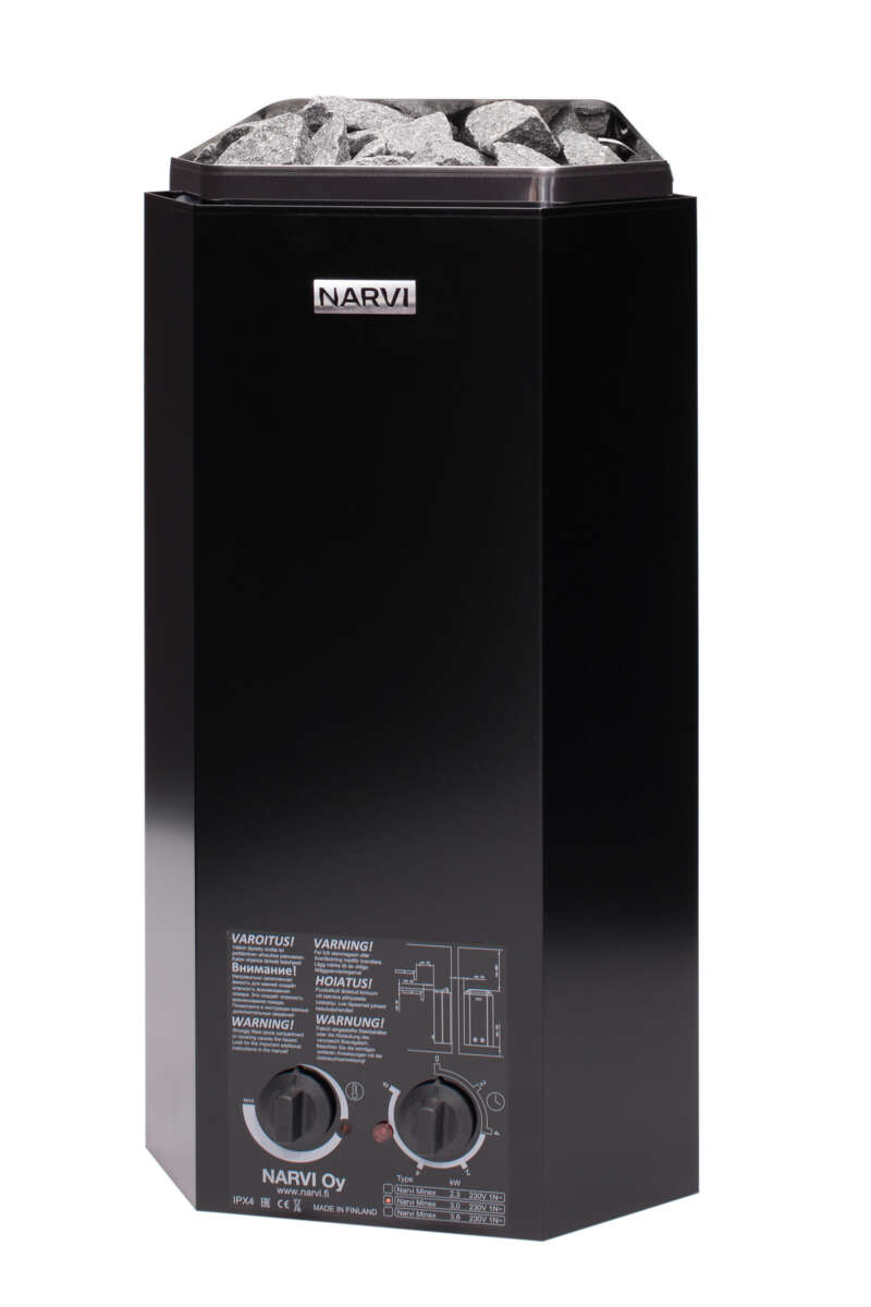 Palmako Narvi badstovn 3.6kW m/steiner | Obsbygg.no