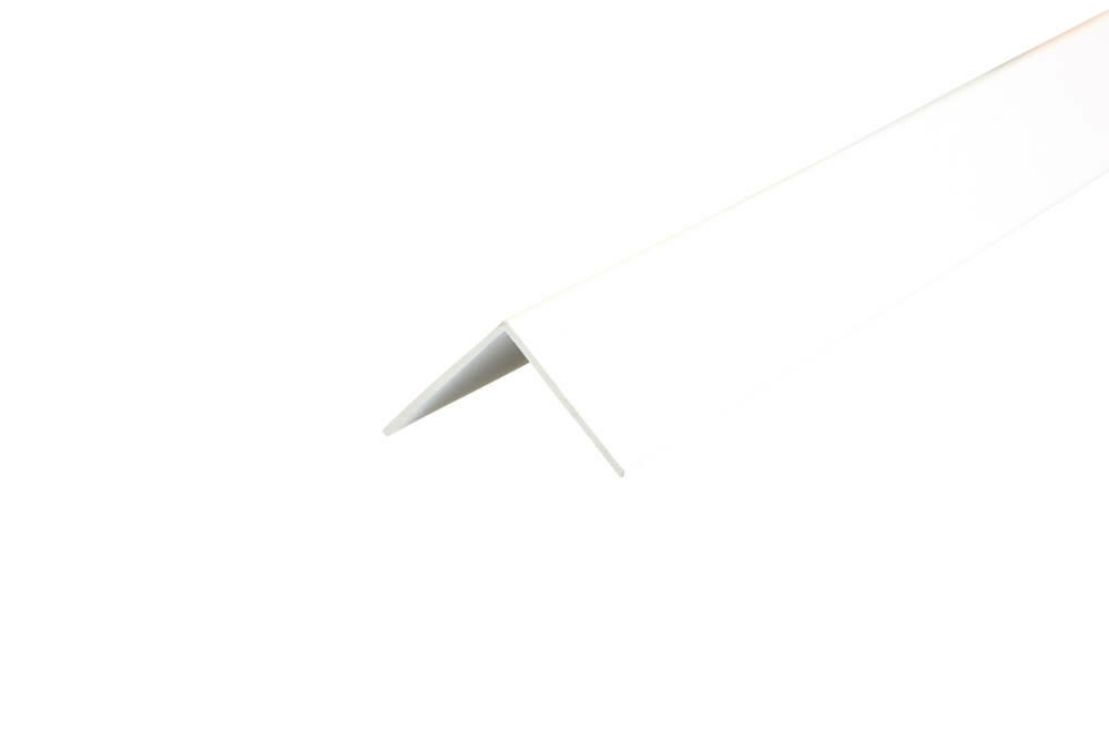 Vinkellist 25x025x2600mm, PVC svart | Obsbygg.no