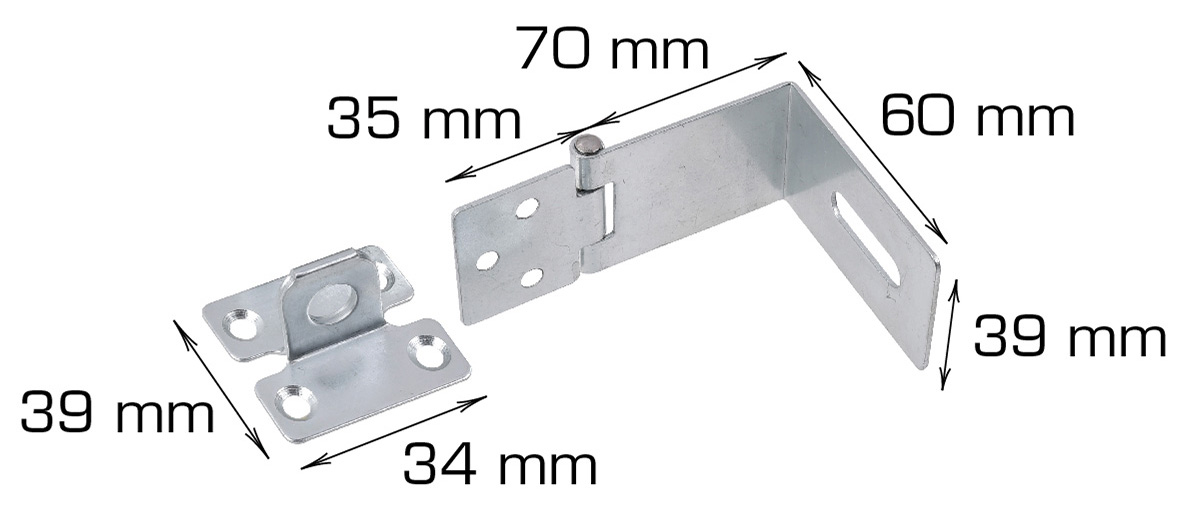 Låsebeslag - 90 grader | Obsbygg.no