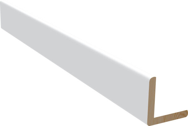 Moelven Vinkellist furu hvitmalt 31x031x2700 | Obsbygg.no