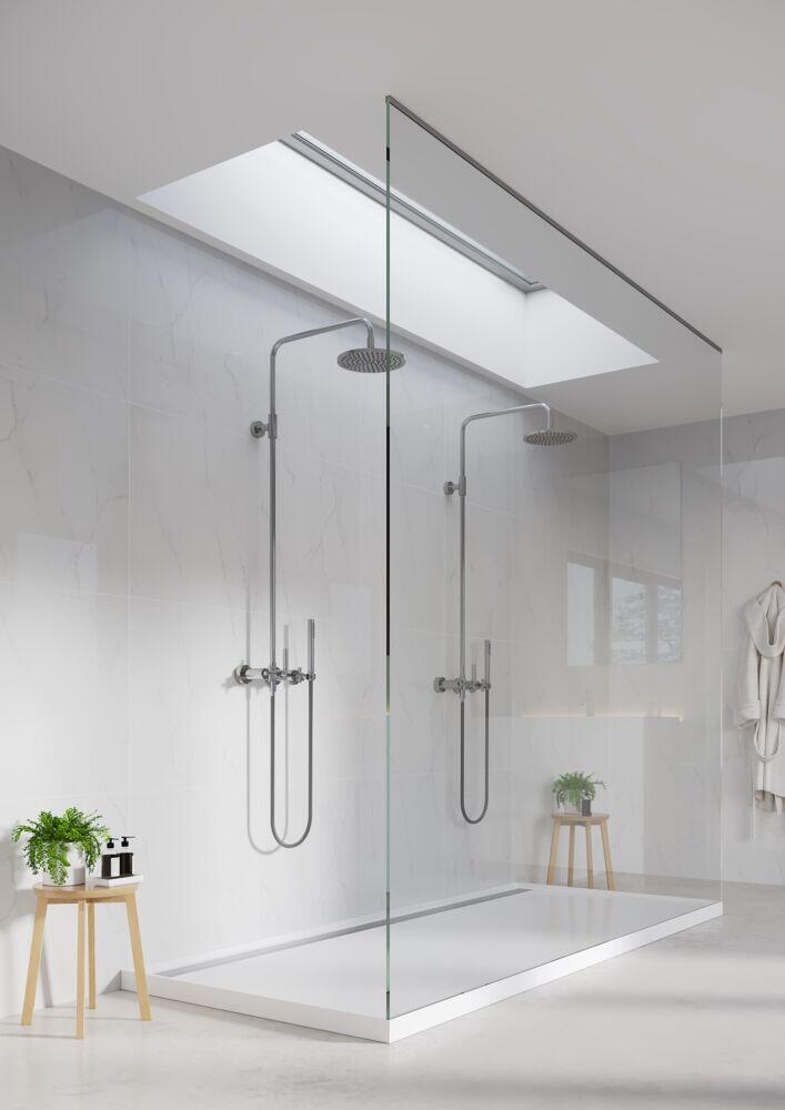 Fibo 3487 Bright Marble 2pk baderomsplate | Obsbygg.no