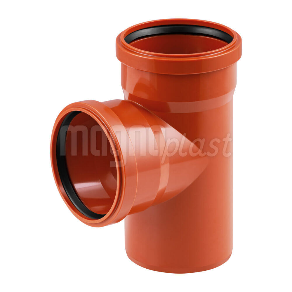 Grenrør avløp PVC 90 grader, 110 MM | Obsbygg.no