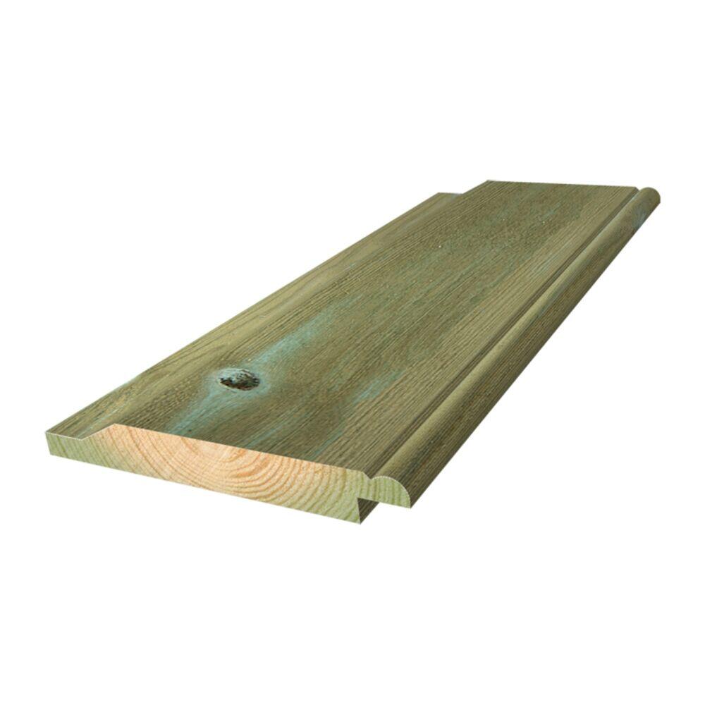 19x148 dobbelfals 28 gr impregnert furu kledning | Obsbygg.no