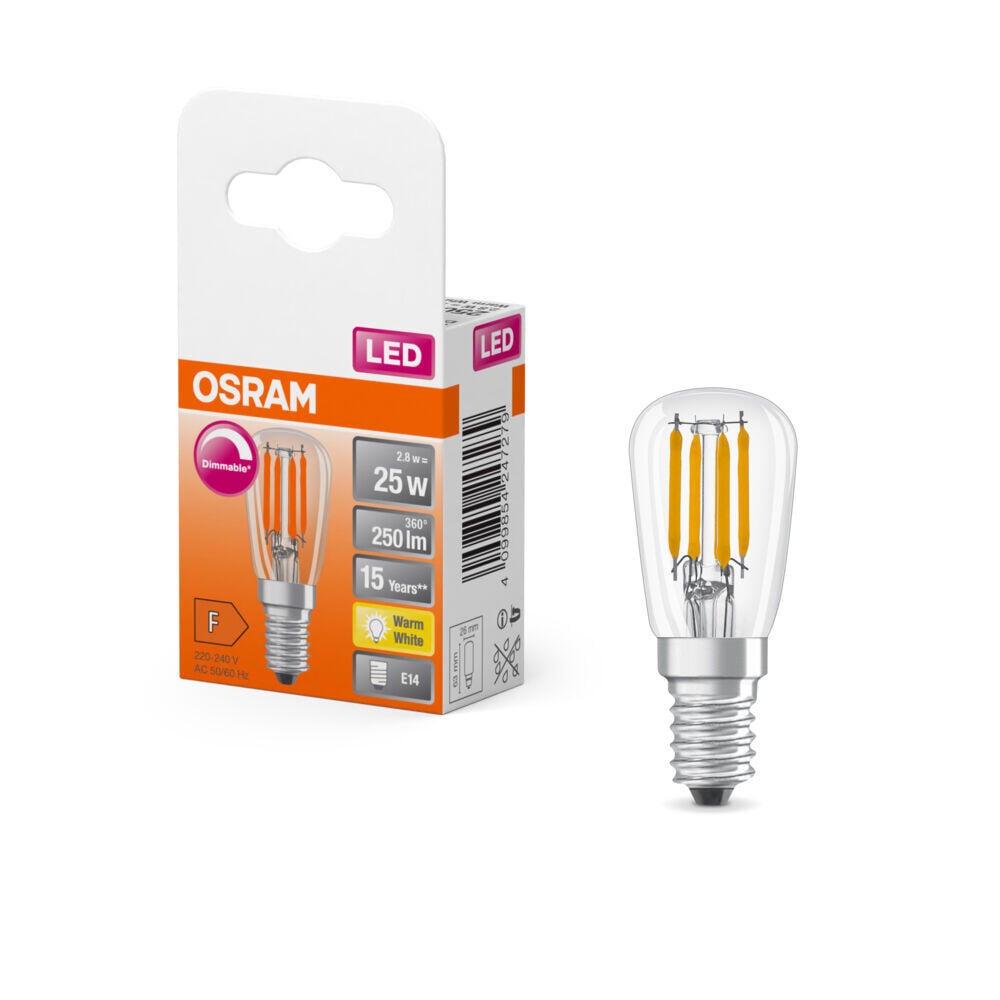 Osram LED Special T26 25 300° Filament pære | Obsbygg.no