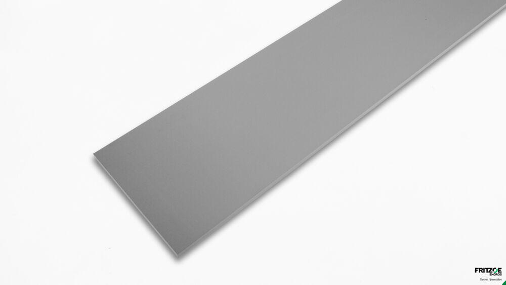 Hobbyplate melamin Level grå kantlist 4 sider 18X300X2400 mm | Obsbygg.no